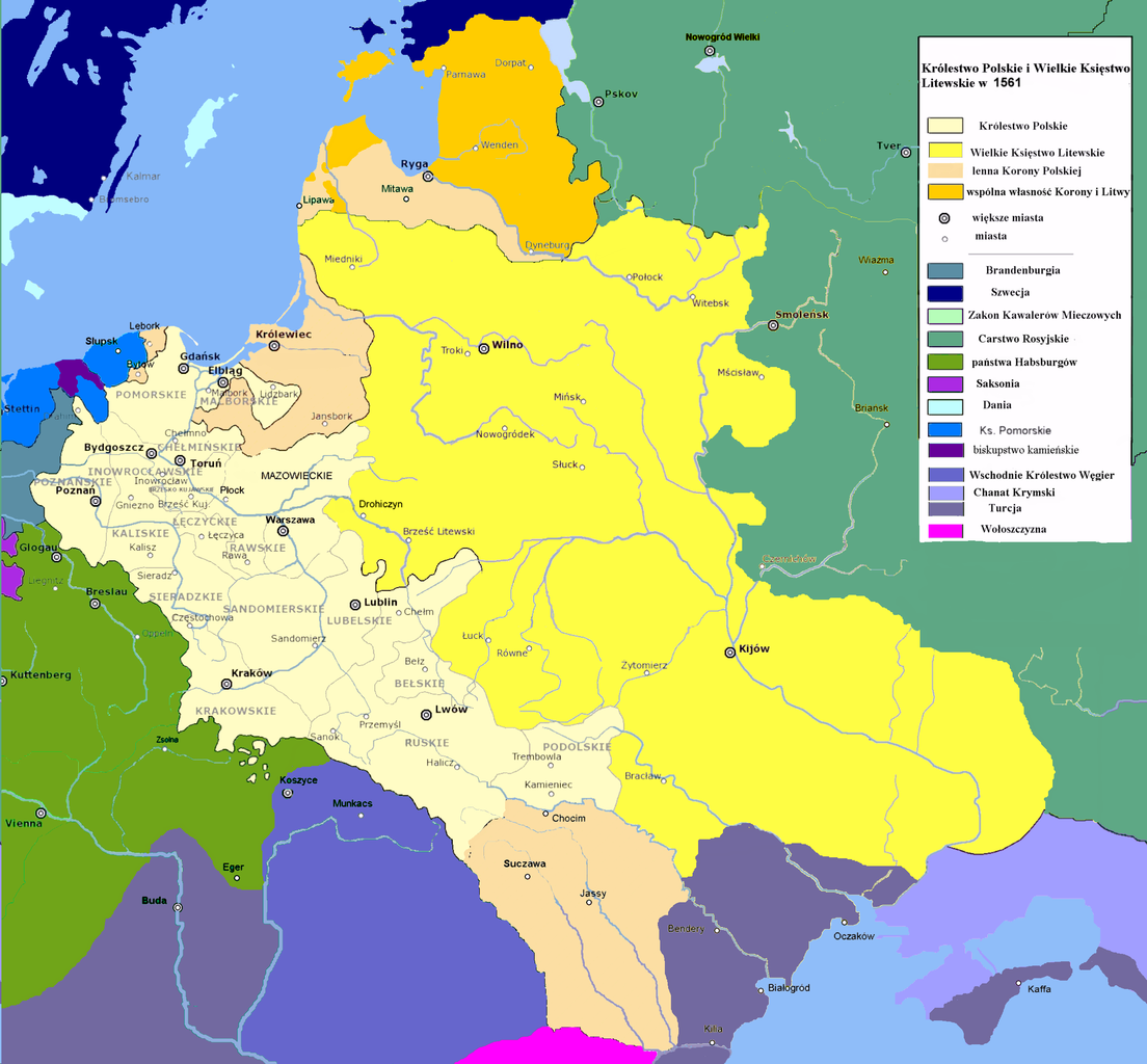 Blisko 454 lata temu Polacy stworzyli największe państwo w Europie ...